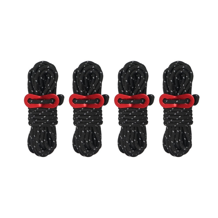 4 ชิ้น / ชุด CLS Outdoor Camp ก้านรองรับแคมป์ปิ้ง Windproof สะท้อนแสง ...