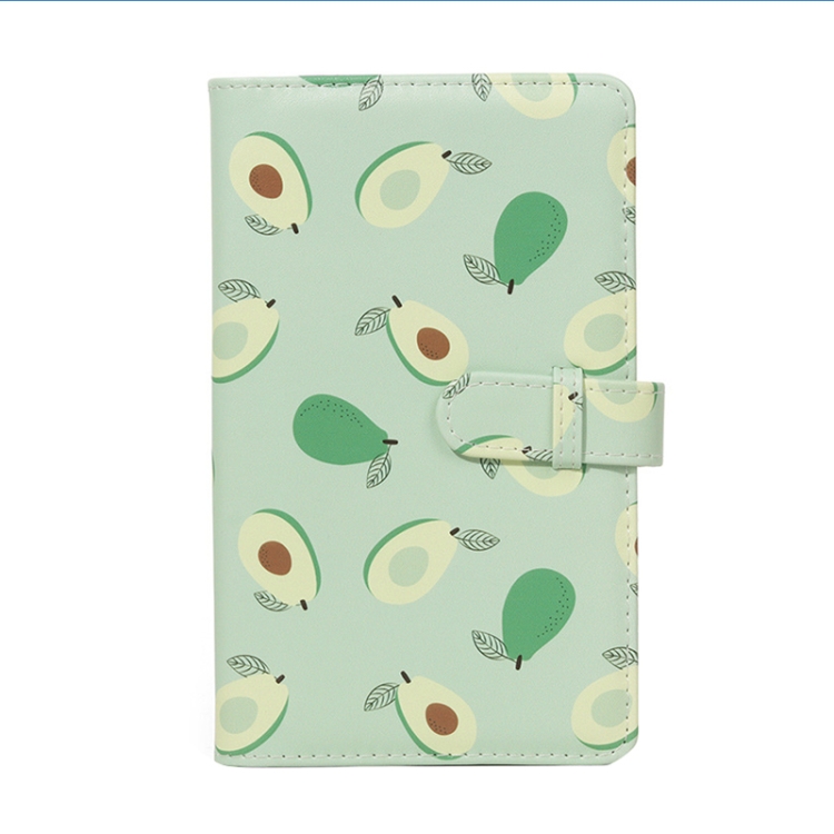 CAIUL 3인치 PU 포토앨범 대용량 명함 보관함 포토북(아보카도)