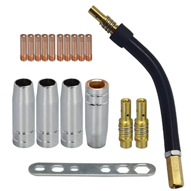 18 PCS / Set Welding Needle Point Vover Nozzle Kit Gas Shielded Welding ...