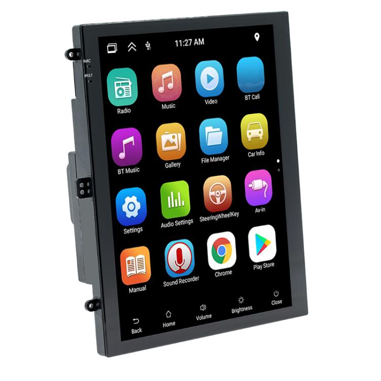 9.7 inch Vertical Screen Bluetooth Radio Android 13 GPS Navigation ...