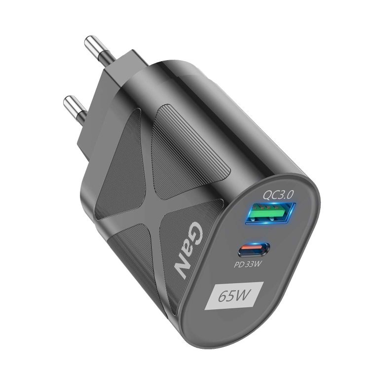 65W GAN PD + QC3.0 เครื่องชาร์จเร็วโทรศัพท์คอมพิวเตอร์โน๊ตบุ๊คหัวชาร์จอเนกประสงค์, ปลั๊ก: ปลั๊ก ...