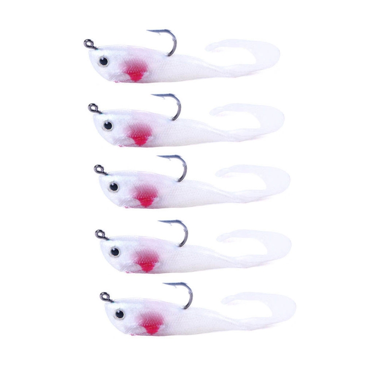HENGJIA 5pcs/bag 7cm 10g Spinnerbait Soft Bait Pack Lead Fish Fake Bait ...
