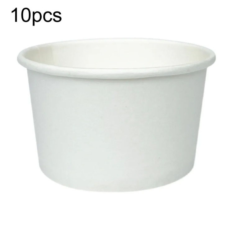 1100ml 일회용 단일 Pe 적층 종이 그릇 라운드 수프 그릇 포장 패스트 푸드 상자 입 컵 종이 그릇