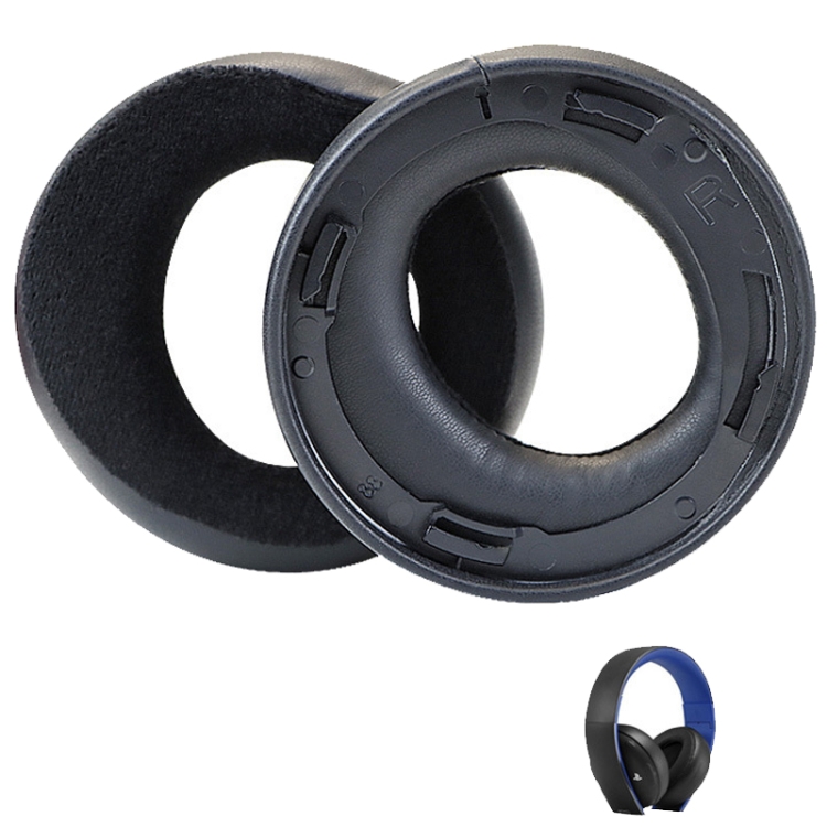 Fur Sony CECHYA 0083 schwarzer Samt 2 Stuck Kopfhorer Schwamm Abdeckung Ohrenschutzer Headset Hulle