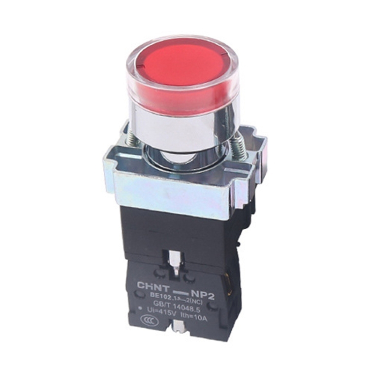 CHINT NP2-BW3465/220V 1 NO+1 NC Pushbutton Switches With LED Light ...