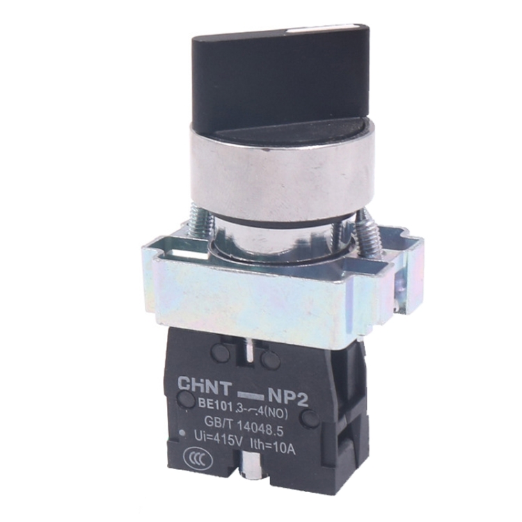 CHINT NP2-BD21 2 เกียร์ Self-locking 1NO Power Transfer Switch สั้น Master Knob 22 มม.