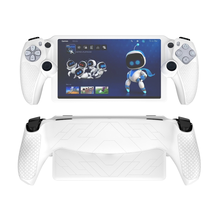 For Sony PS Portal Game Console Silicone Protective Cover Oil Spray All ...