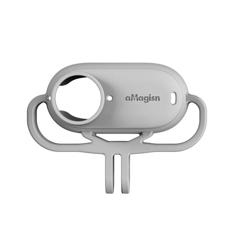 Insta360 GO 3 aMagisn 실리콘 케이스 카메라 보호 액세서리, 스타일: 수평 회색
