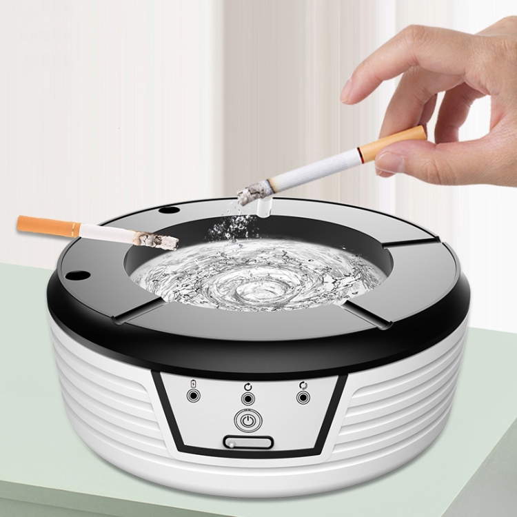Inductive Automatic Flushing Ashtray Purifies The Air and Removes ...