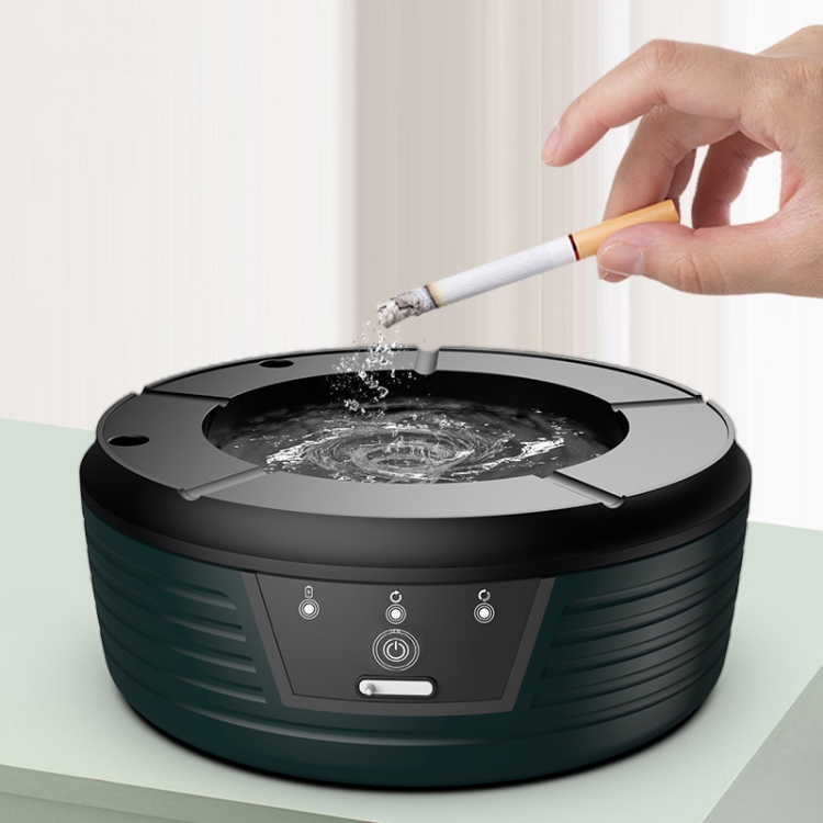 Inductive Automatic Flushing Ashtray Purifies The Air and Removes ...