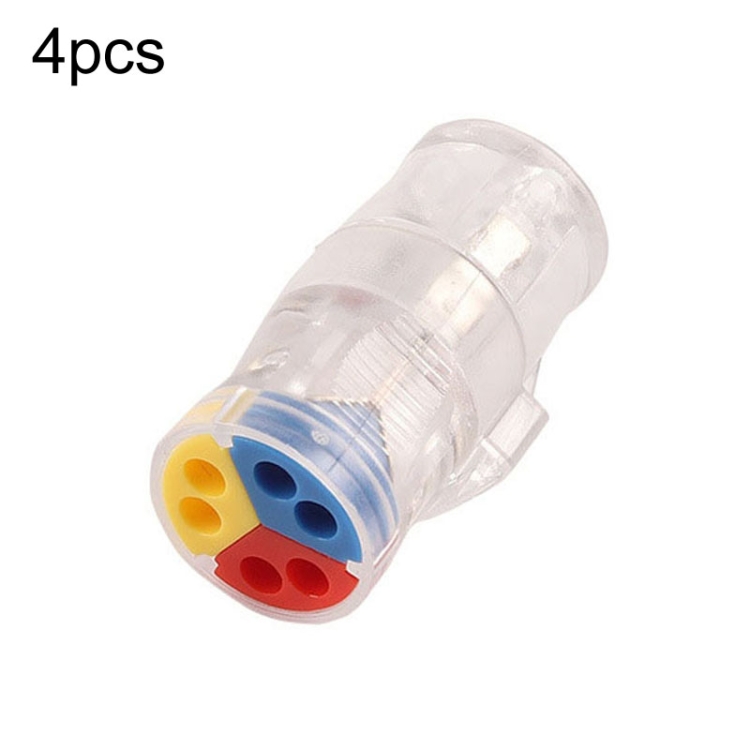 4pcs Direct Insertion Of Quick Terminal Block Wire Connector Clamps ...