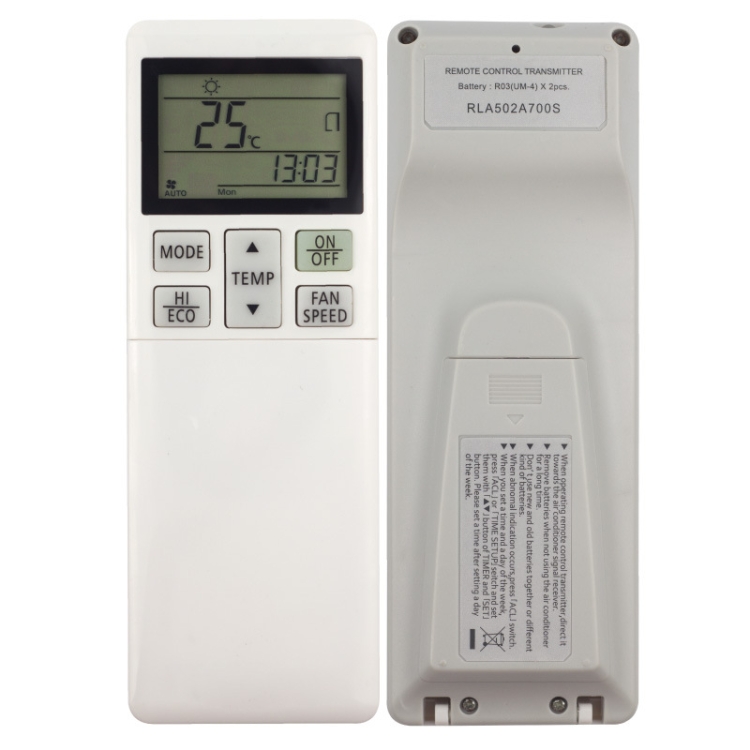 For Mitsubishi RLA502A700B Air Conditioner Remote Control Replacement Parts