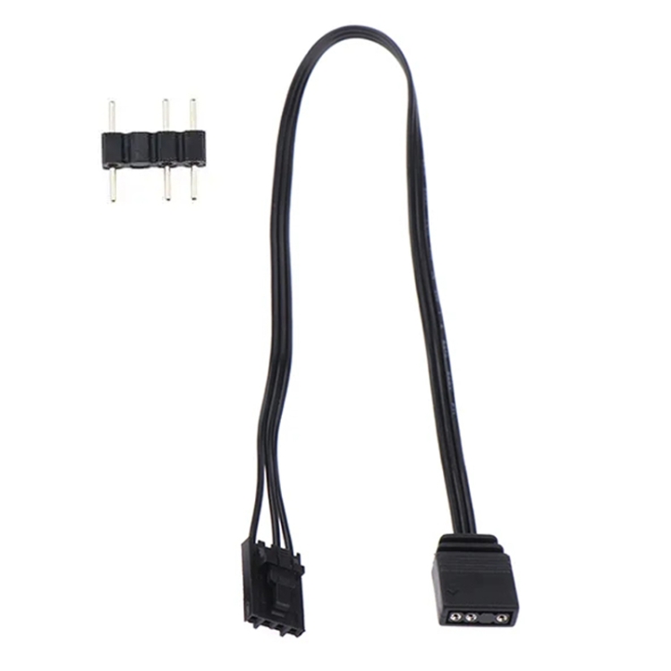 4Pin For Pirate Ship Controller Adapter Cable QL LL120 ICUE Divine Light Synchronization(25cm)