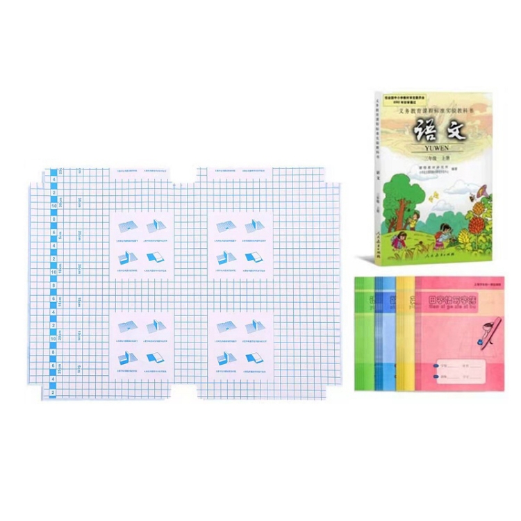 10pcs/set 34cmx25cm Textbook Self-Adhesive Transparent Waterproof Book ...