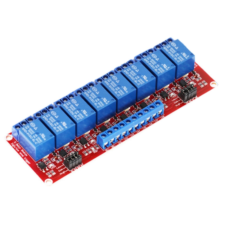 Il Modulo Relè A 8 Vie 5v Con Isolamento Fotoaccoppiatore Supporta La Scheda Di Espansione