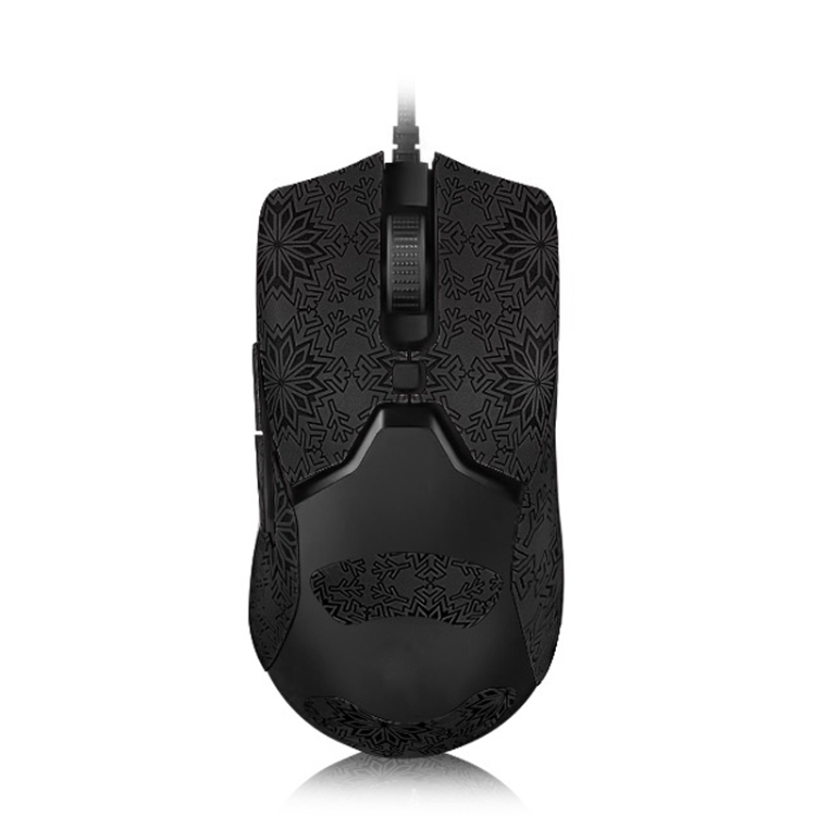Snowflake Pattern Anti-slip Mouse Stickers For Razer Viper Mini Black ...