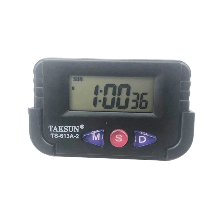 Taksun Ts-613a-2 Led Display Electronic Car Clock Double-sided Glue Car
