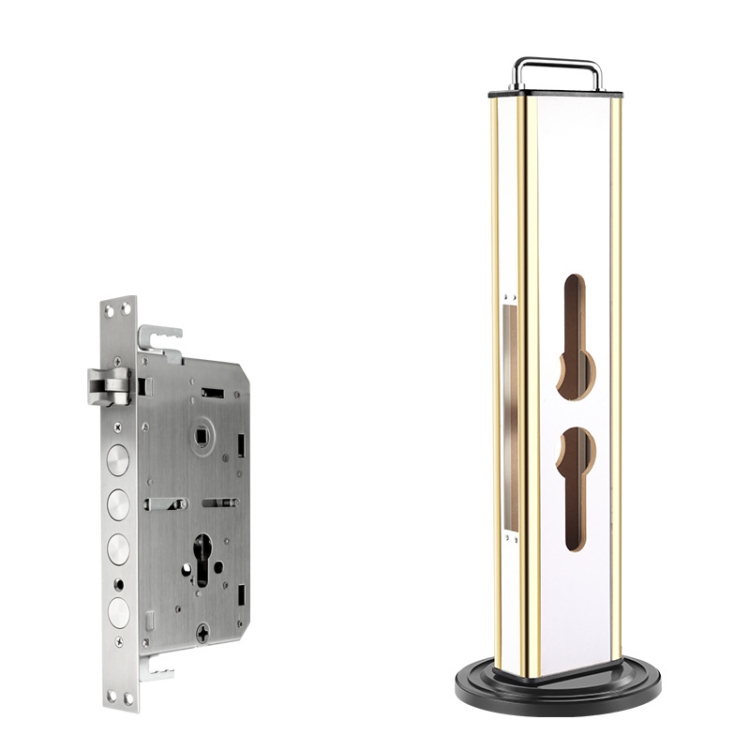 Smart Fingerprint Lock Rotating Display Stand, Model: Durable Gold For ...