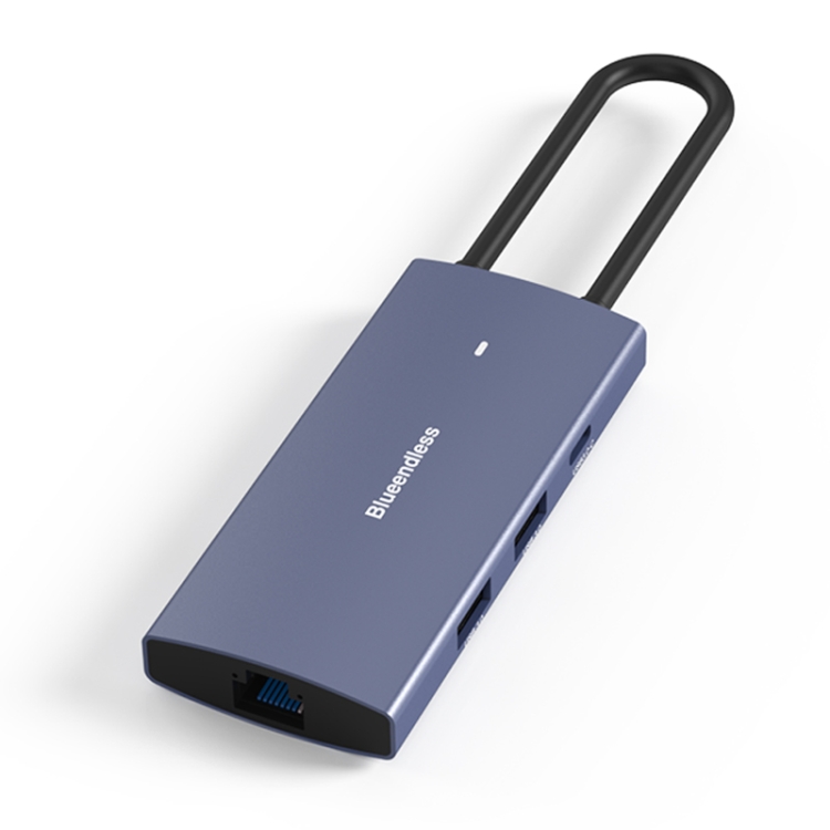 Blueendless 4K60Hz + Gigabit LAN + Data Type-C Docking Station, Spec: 6 ...