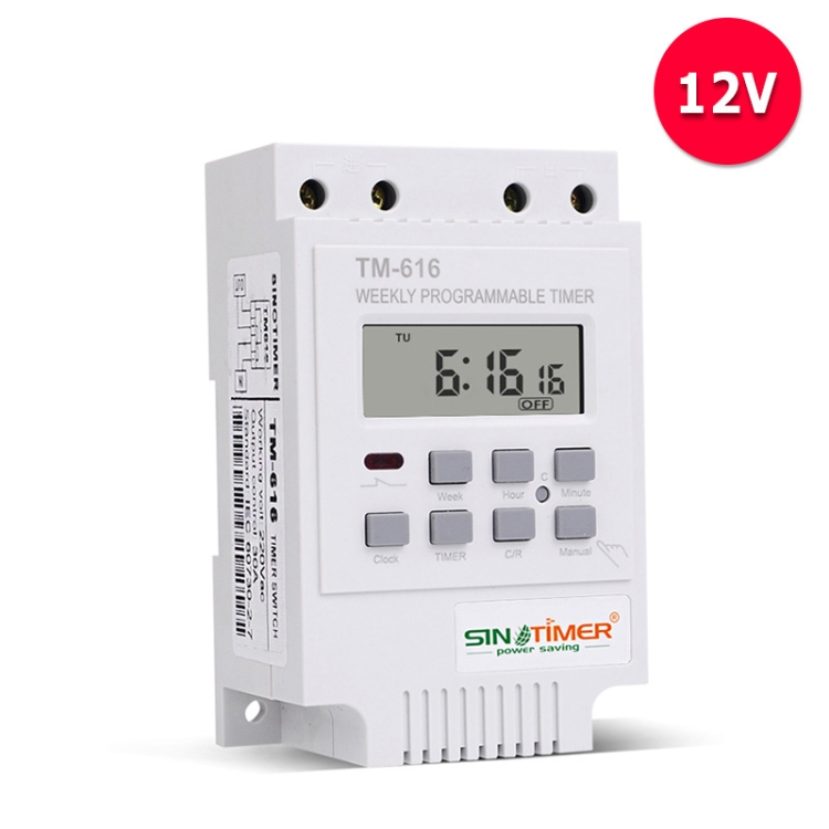 SINOTIMER TM616W-4 12V 30A Control de relé de interruptor de ...