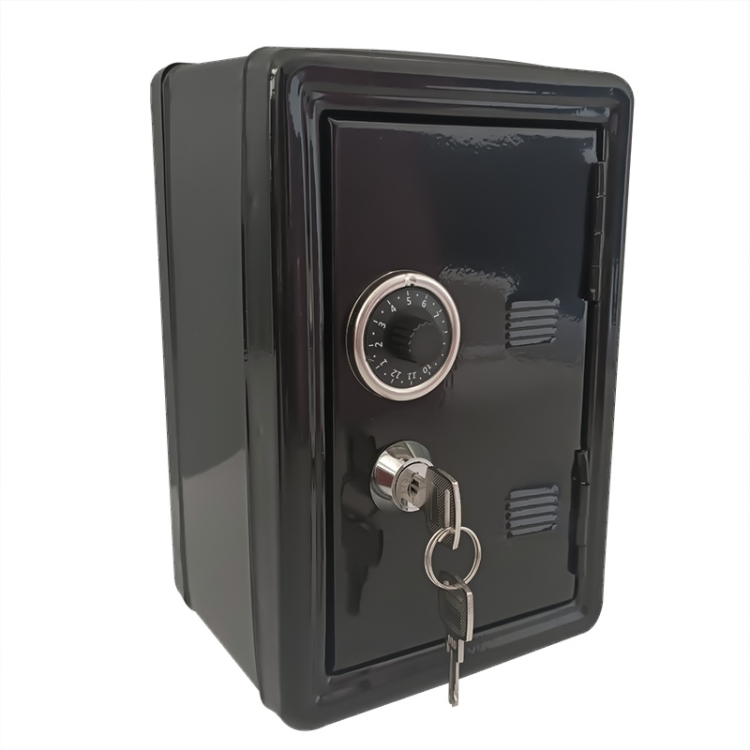 Creative Piggy Bank Password Money Box Cash Coins Saving Box(Black)