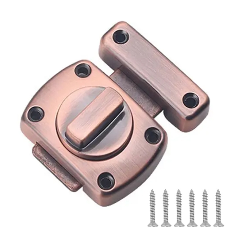 Stainless Steel Rotate Bolt Latch Anti-Theft Security Bathroom Door ...