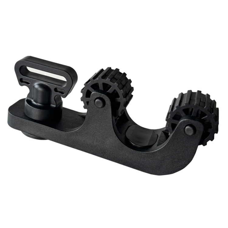 Canoe Paddle Fishing Rod Holder Rail Bracket, Specification: Fixed ...