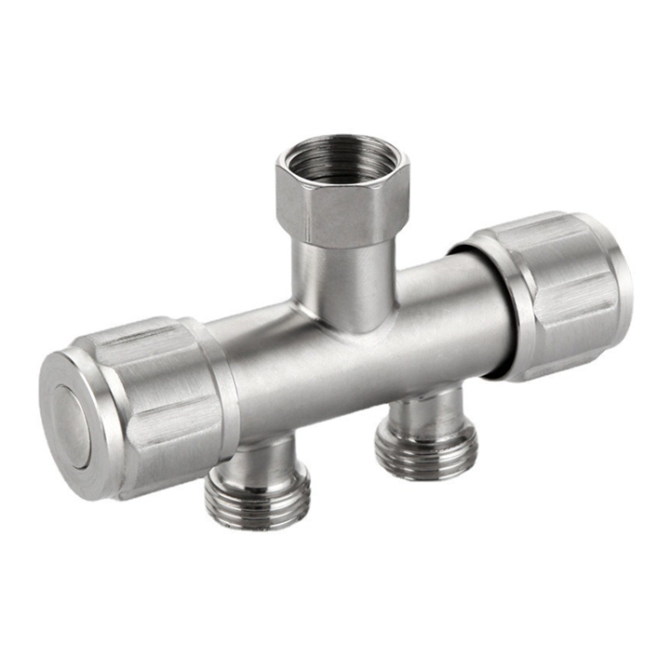 Washing Machine Faucet Splitter 1 Input 2 Output Dual Outlet Adapter ...