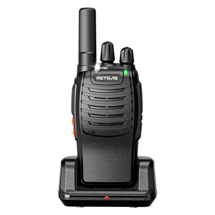 RETEVIS H777 Walkie Talkie portátil compacto de 16 canais com base de carregamento, estilo: FRS