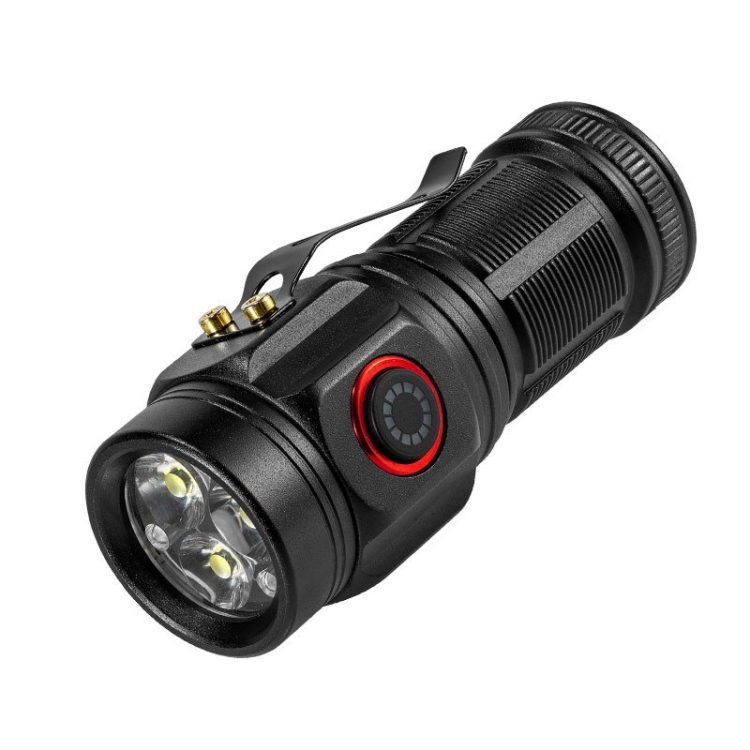 E-SMARTER W5184 Pen Insert 6 Holes Flashlight Outdoor Mini Flashlight