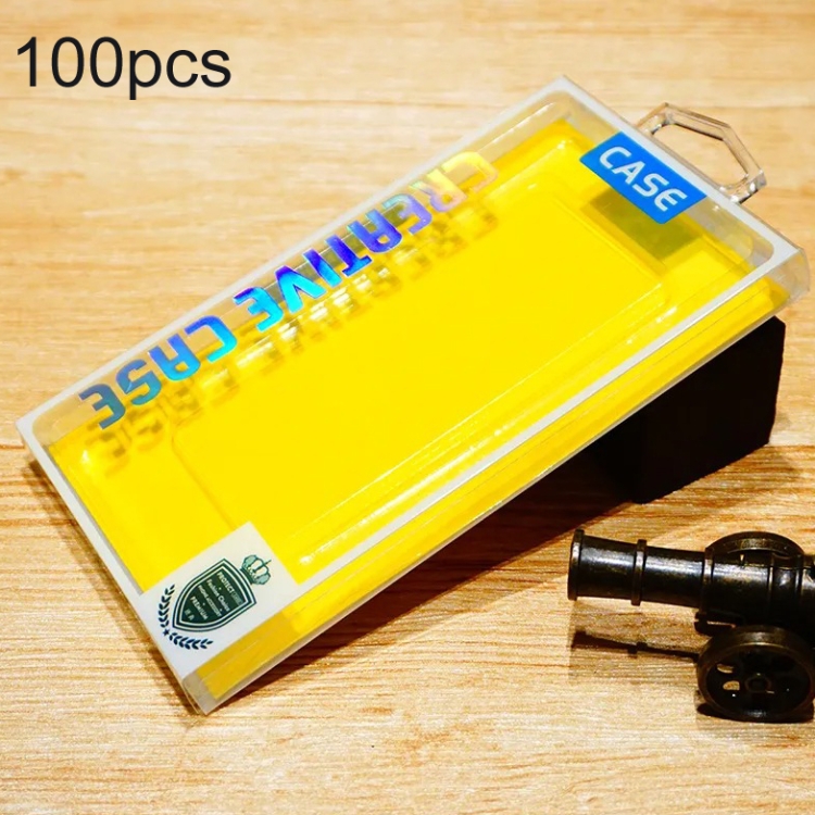 100pcs /Pack For Below 6.7 Inch Phone Case PVC Retail Packaging Box ...