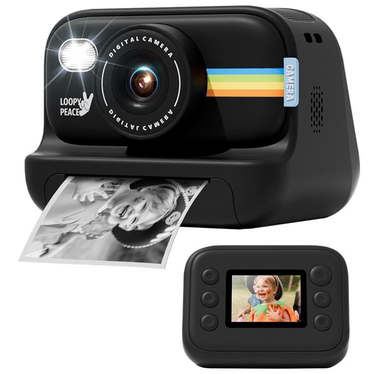 2.0-Inch LED Flash 1080P HD Recording Photo Printing Camera With 3 ...