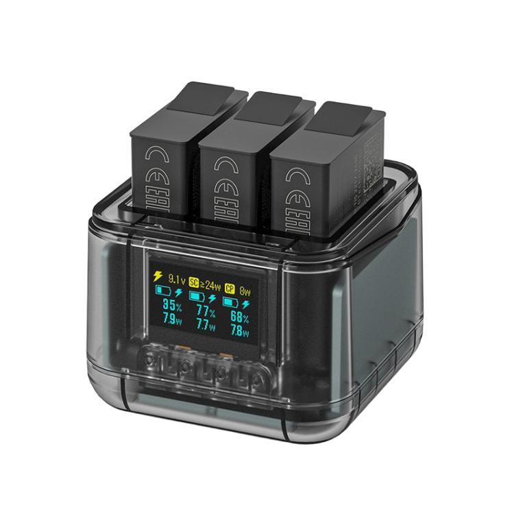 For GoPro HERO13 Black Super Fast Charger Dock Battery Charging Station ...