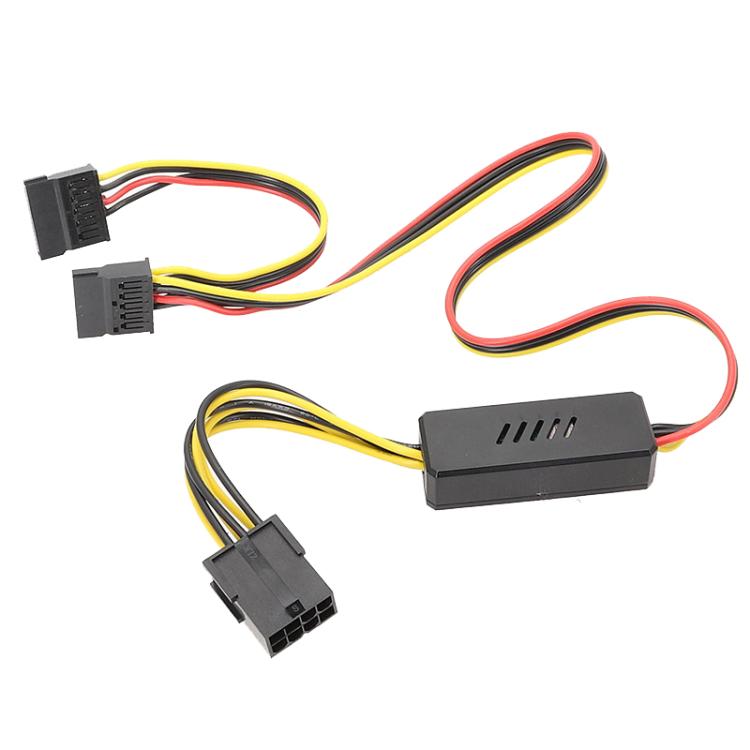 Graphics Card 8P To Big 4P 1 To 4 Graphics Card To Hard Disk Drive ...