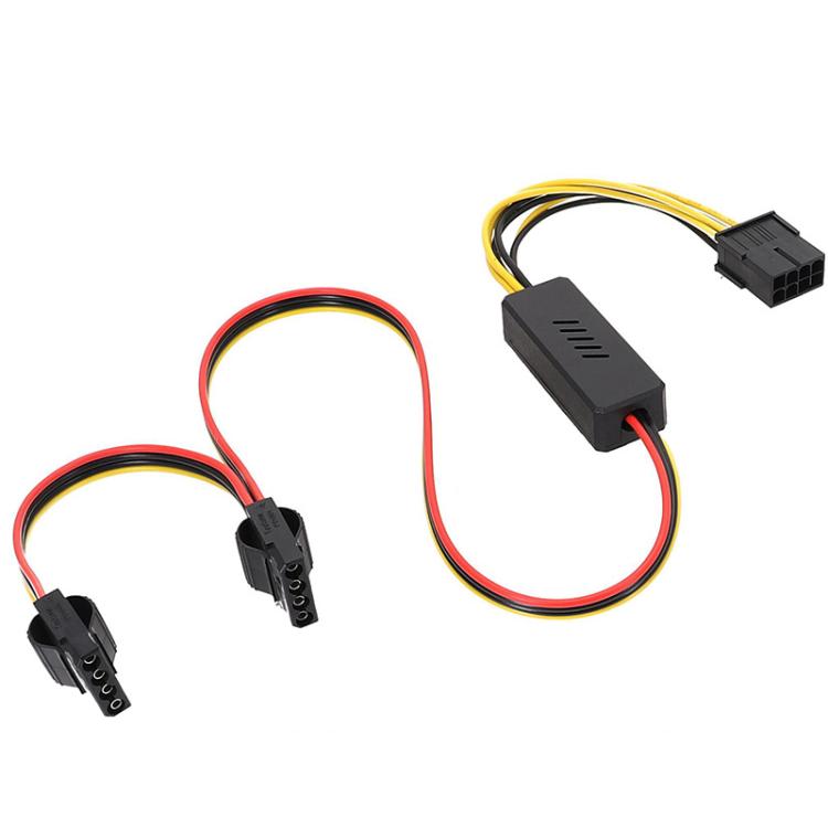 Graphics Card 8P To Big 4P 1 To 4 Graphics Card To Hard Disk Drive ...