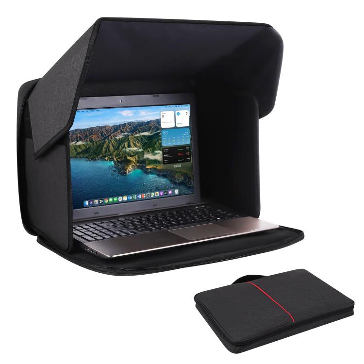 12-14 inch Small Outdoor Laptop Sunshade Foldable Portable Privacy ...