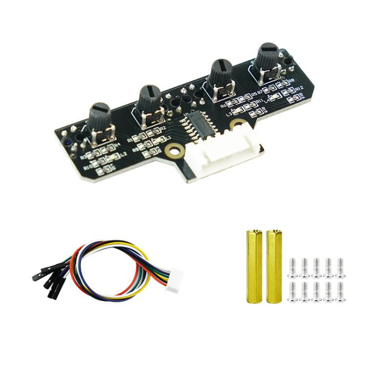 Yahboom 4 Channel Infrared Tracking Sensor Module For Smart Car Robot ...