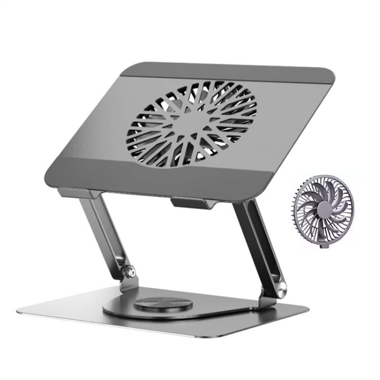 360 Rotating Laptop Stand Foldable Metal Desk Holder For 17.3 Inch ...