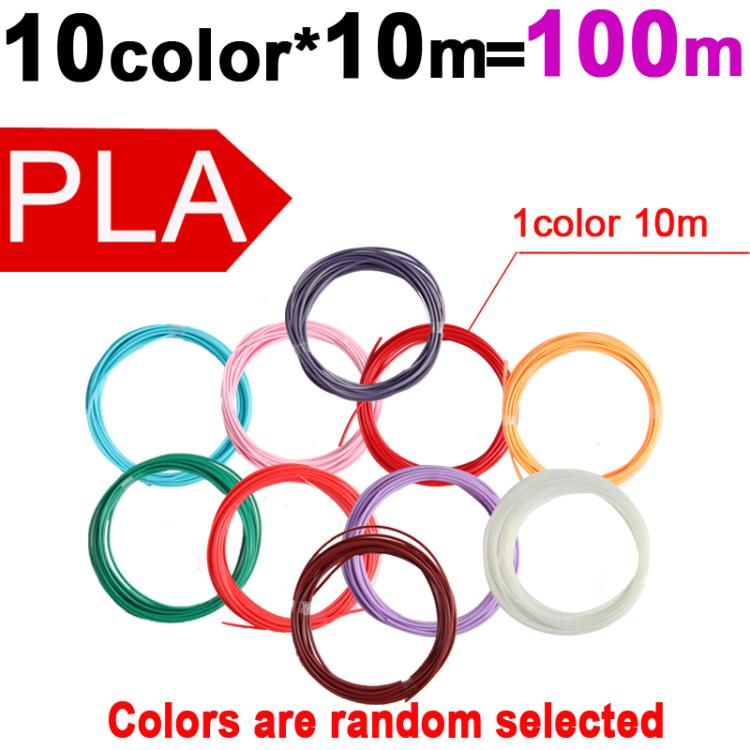 36m 12 Colors x 3m PLA 3D Printer Filament 1.75mm Multicolor Filament ...