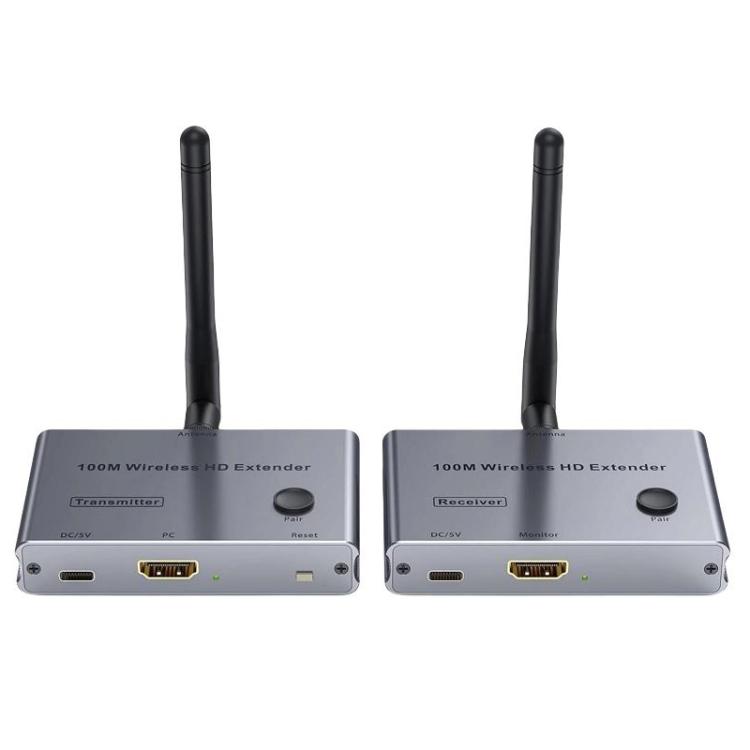 2 In 1 4K 30Hz Wireless HDMI Extender 100m Point To Point HD Video ...