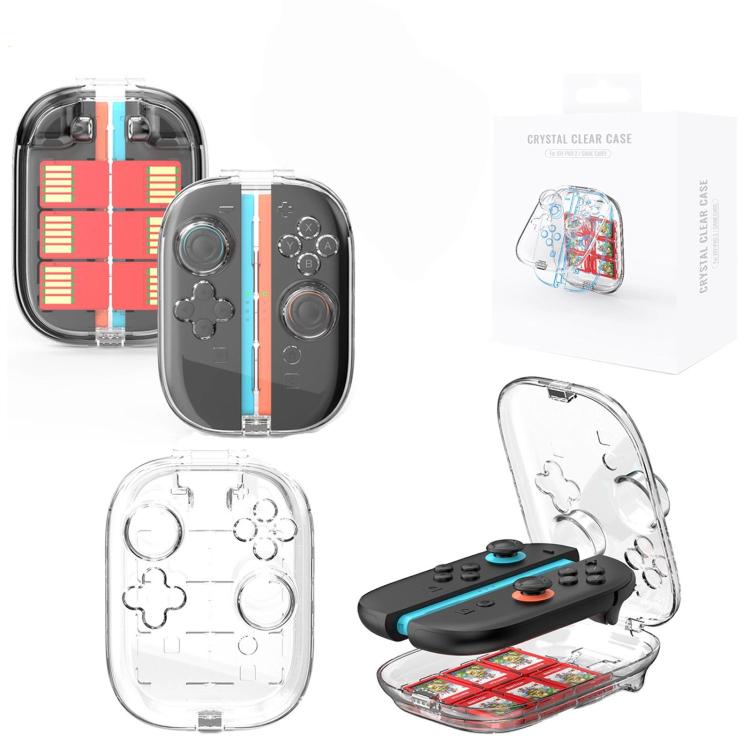 For Nintendo Switch 2 Joy-Con Controllers Crystal Clear Hard Case with ...