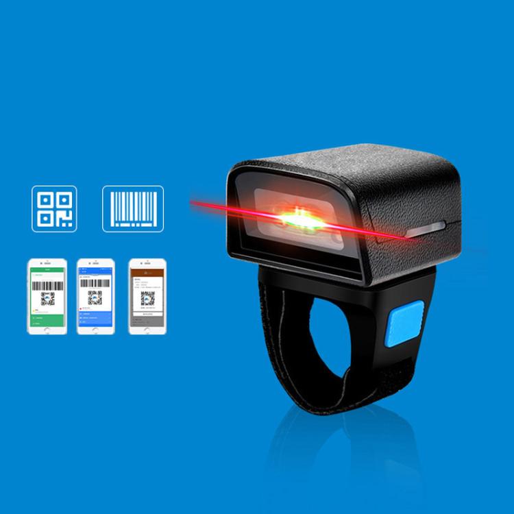 Z01D 2D Ring Bluetooth Scanner Mini Wireless Barcode Scanner For ...