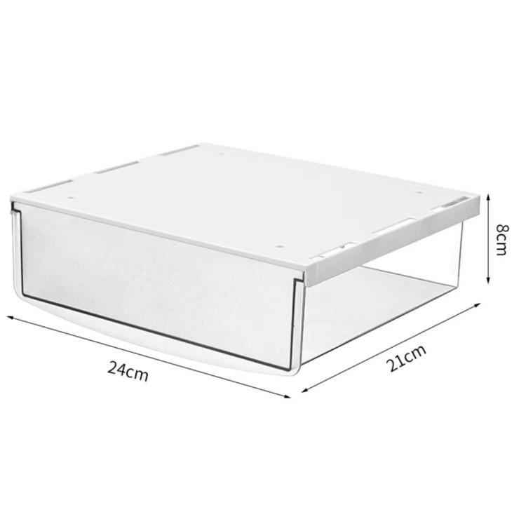 Hidden Under-Desk Drawer Storage Box Drill-Free Organizer Box, Spec ...