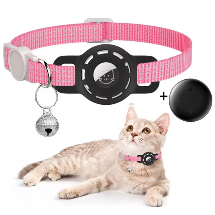 Pet Cat Tracker Collar With S10 GPS Locator Compatible with Apple Find ...