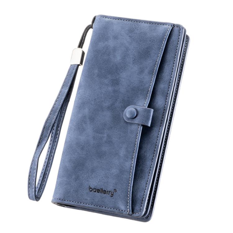 Baellerry C3258 Men Long Wallet Business Casual Snap Closure Money Clip ...