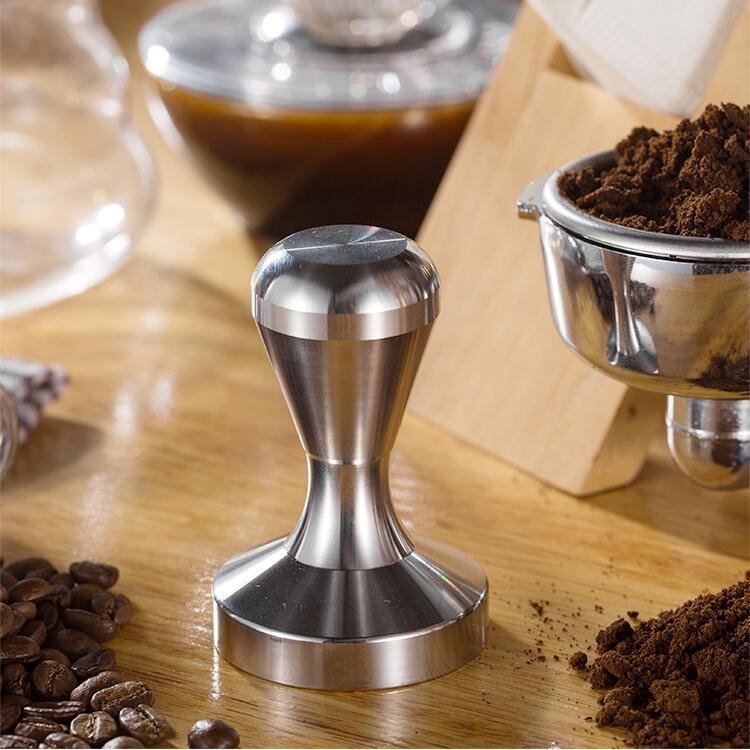 Stainless Steel Solid Wood Handle Integrated Coffee Powder ...
