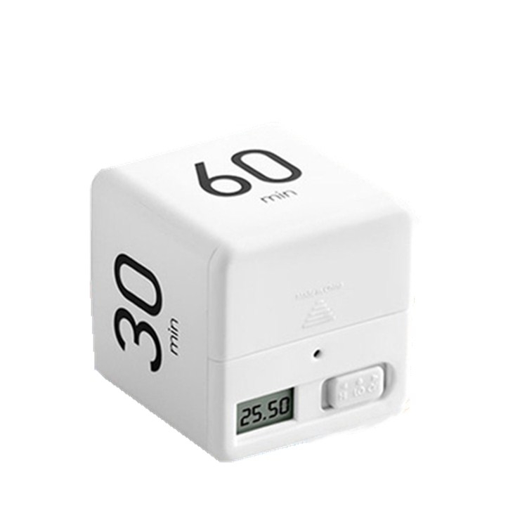 LED Rubiks Cube Time Manager Kitchen Timer, Style:15-20-30-60
