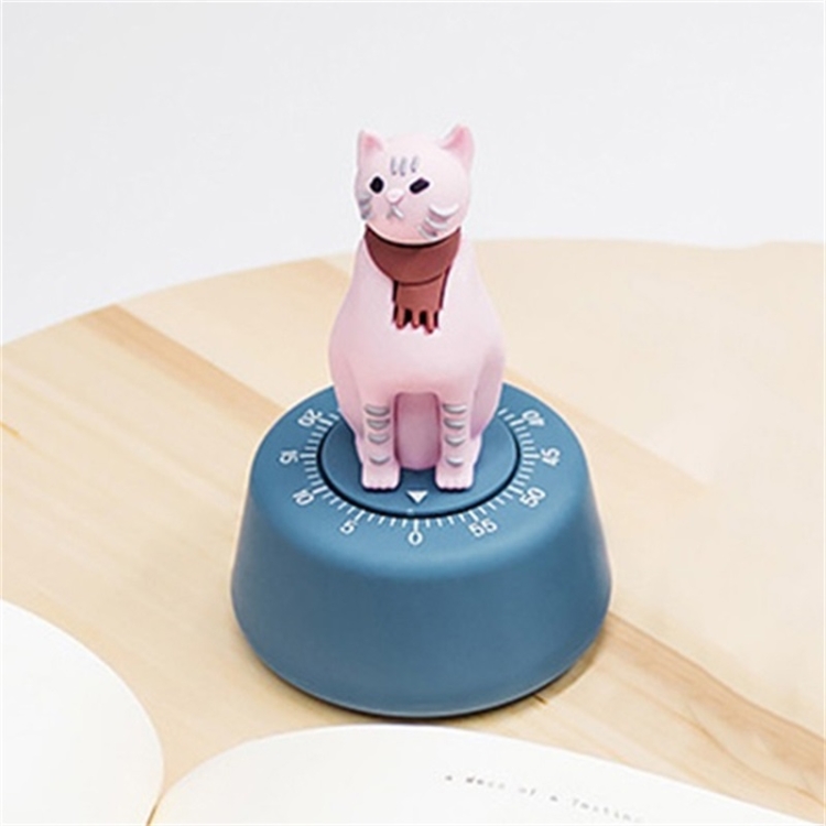 Cartoon Cat Shape Countdown Timer Student Learning Time Manager Kitchen ...