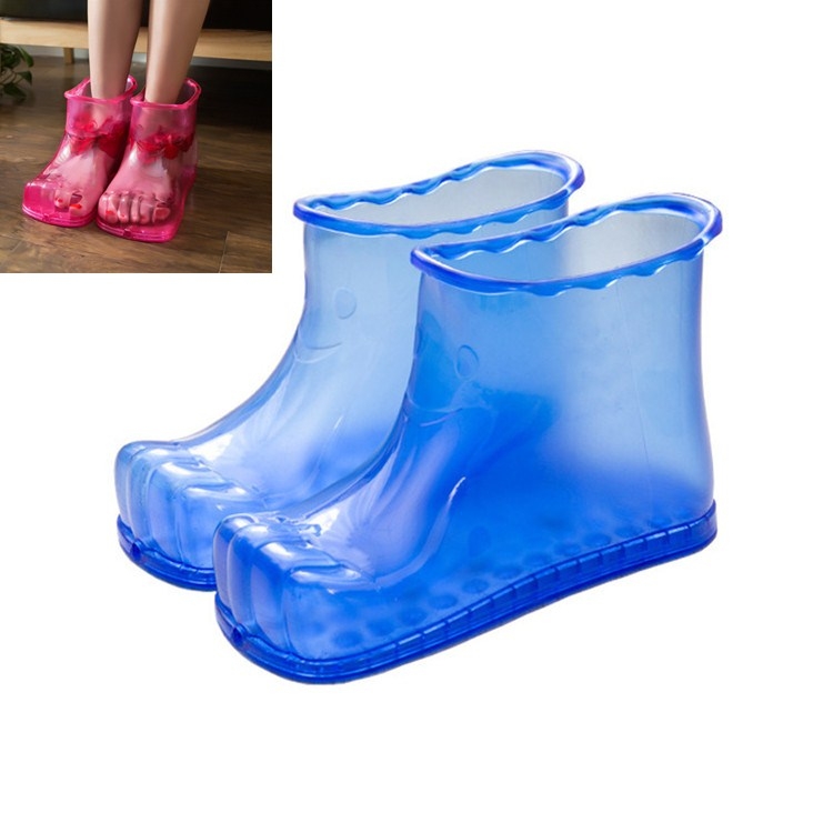 Non-Magnetic Portable Household Plastic High Tube Bubble Foot Shoes ...