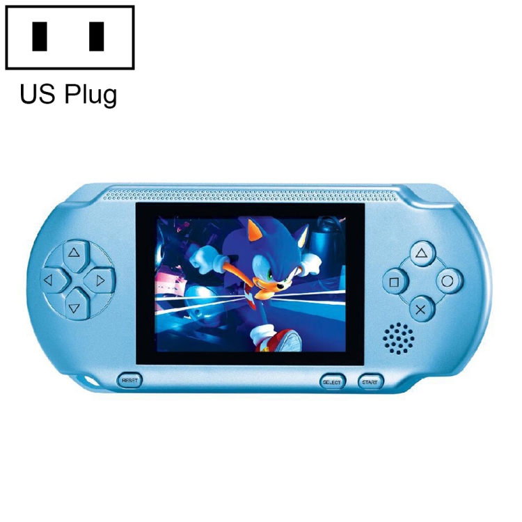 16 Bits Retro Portable Game Console with 2 Game Cards, Built-in 80 ...